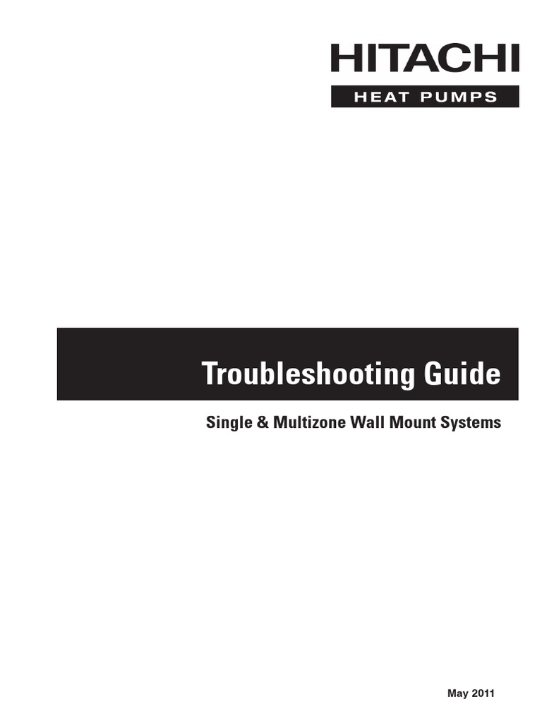 Hitachi TroubleshootingGuide | PDF | Power Supply | Printed Circuit Board