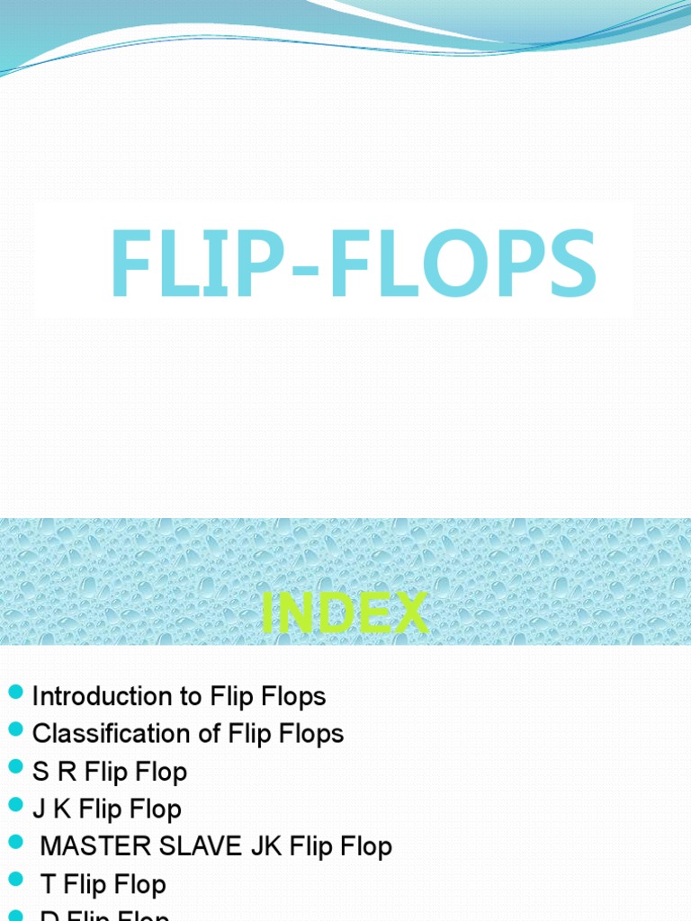 Overview of Flip-Flops in Electronics | PDF | Electronic Engineering ...