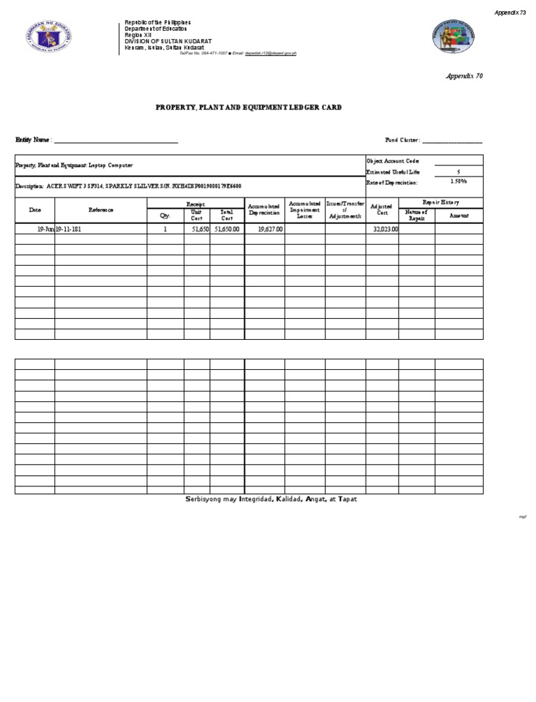 Appendix 70 - PPELC-Sample | PDF | Business Economics | Investing