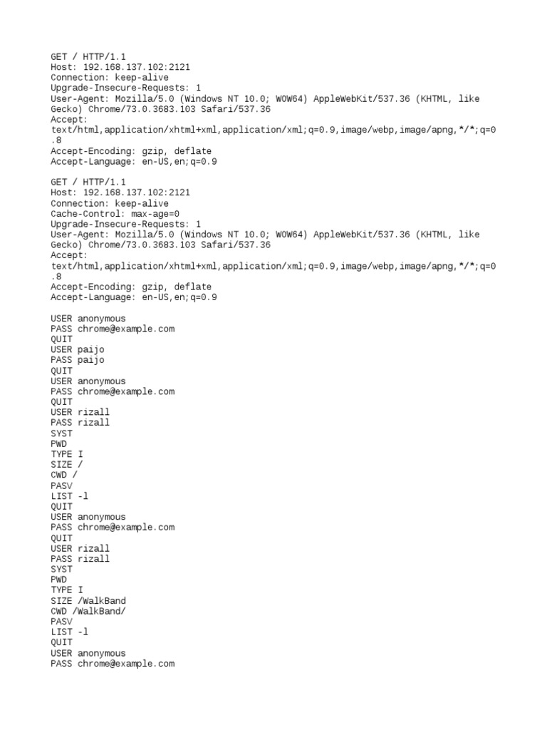 Document Logs FTP File Transfer Sessions and User Activity on an Android Device | PDF | Free ...
