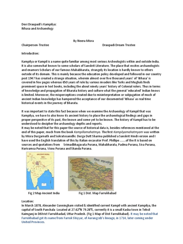 Kampilya Paper For Chennai | PDF | Vedas | Hindu Literature