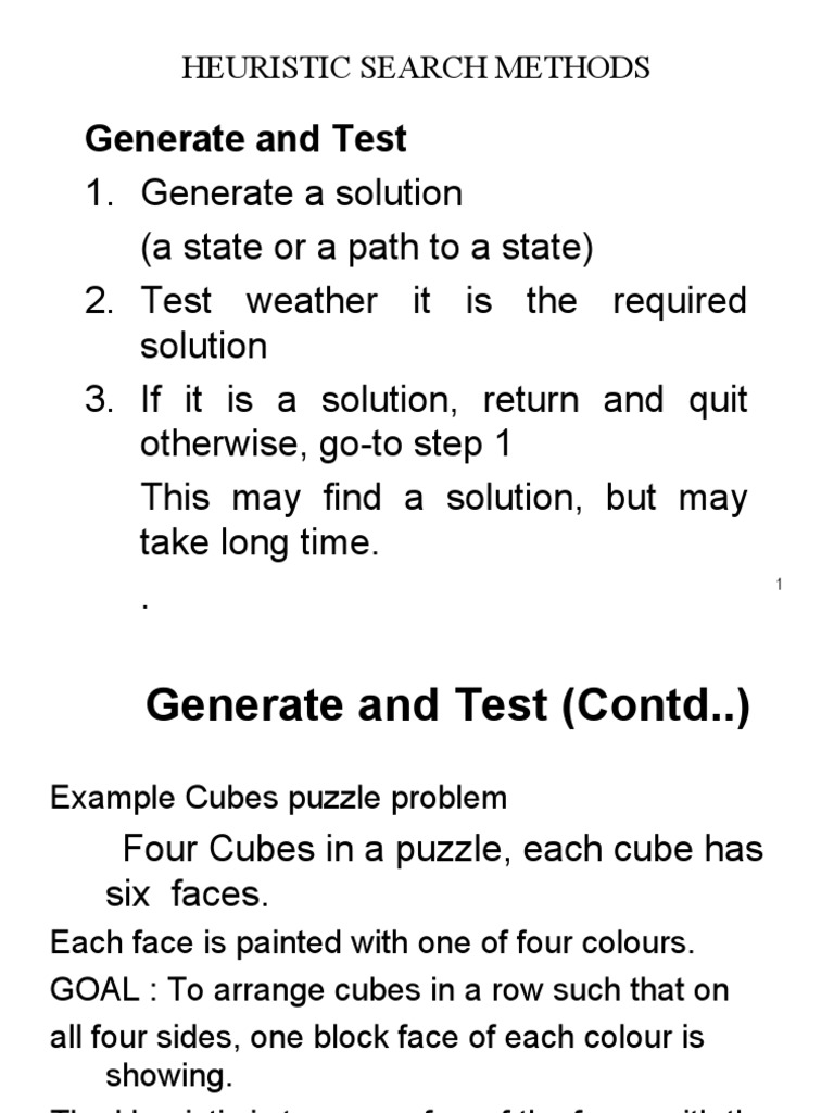 Lec-4-HEURISTIC SEARCH METHODS-1 | PDF | Algorithms And Data Structures | Algorithms