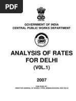 1-CPWD - DAR - Vol - I - Introductions-Civil 1-9 | PDF | Concrete ...
