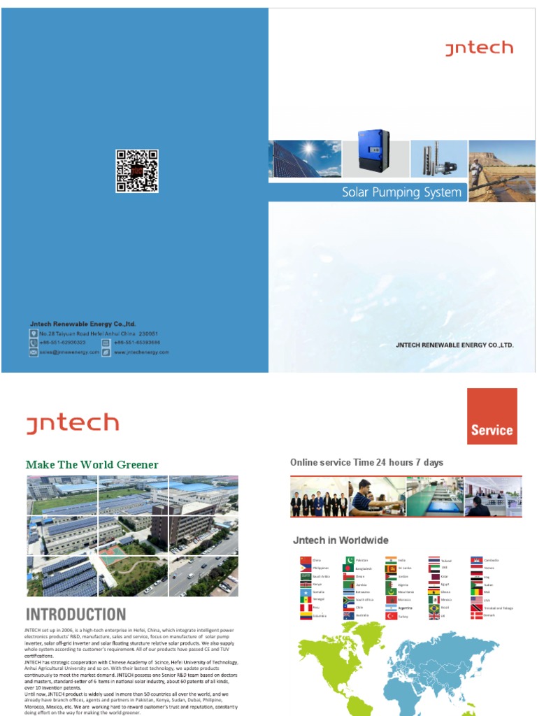 Jntech Solar Pump System | PDF | Business