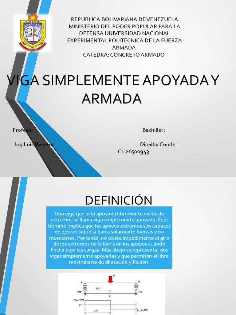 Viga Simplemente Apoyada y Armado | PDF | Plasticidad (Física ...