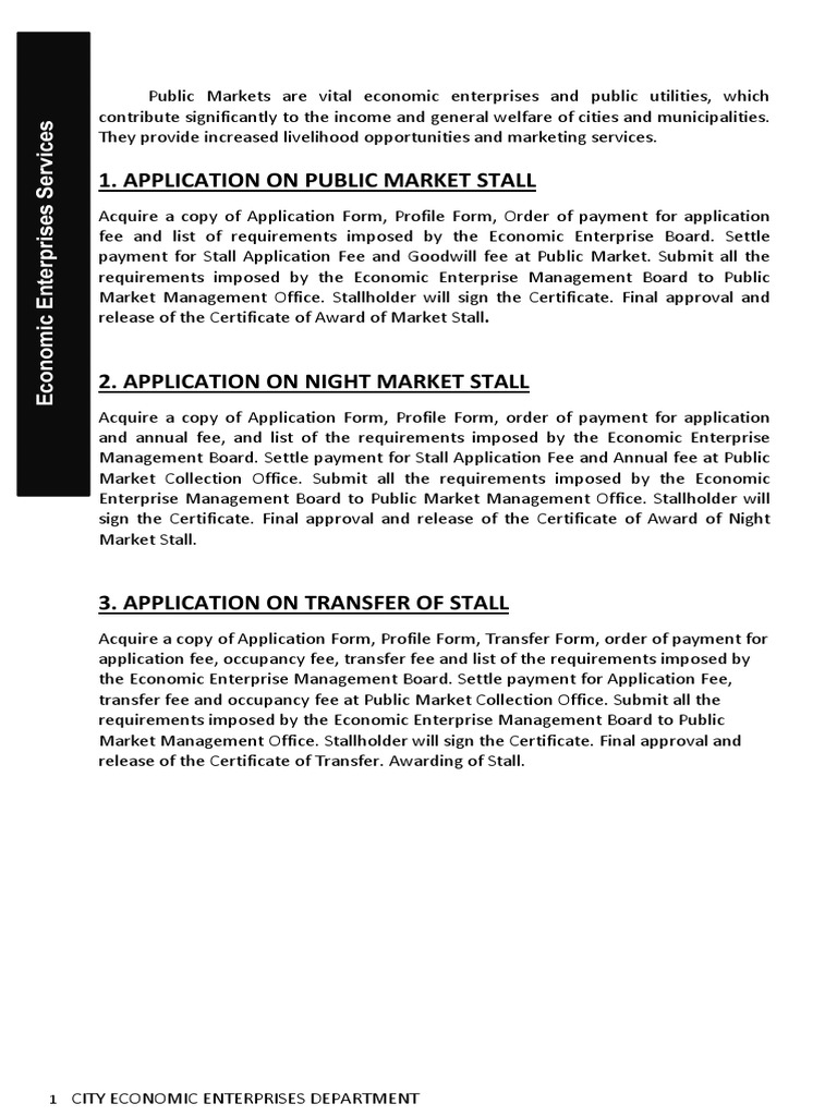 City Economic Enterprises Department | PDF | Payments | Government