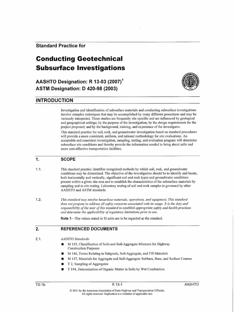 AASHTO R13 Al R25 PDF | PDF
