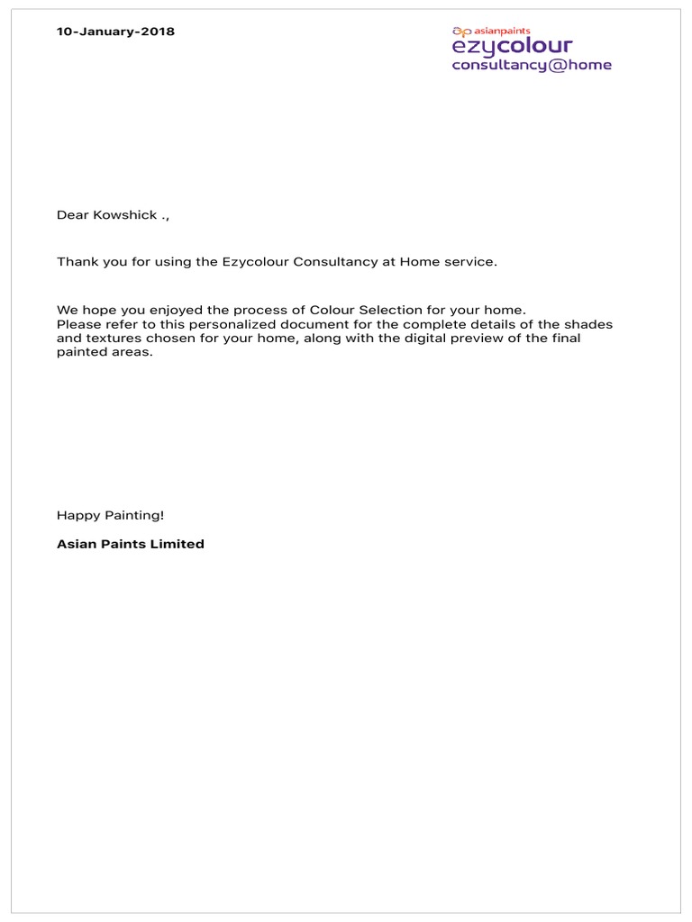 Asian Paints Quote | Download Free PDF | Art Media