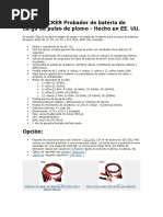 Símbolos de Pilas y Baterías | PDF | Cantidad | Tecnología energética