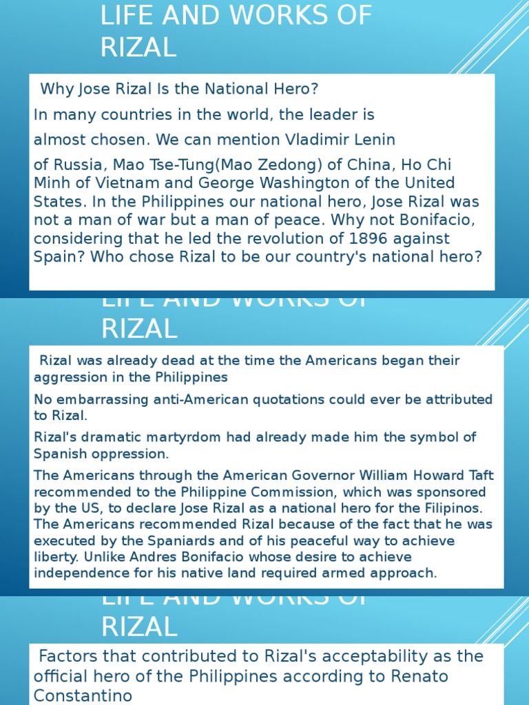 Life and Works of Rizal | PDF