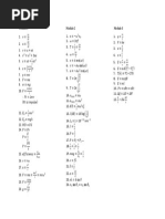 CXC CAPE Pure Mathematics Formulas Sheet | PDF | Mathematical Analysis ...