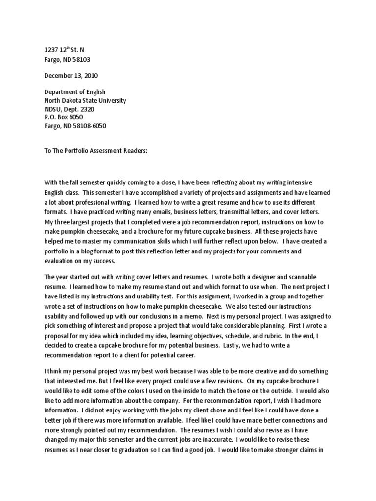 Final Reflection Letter English | PDF | Information | Usability