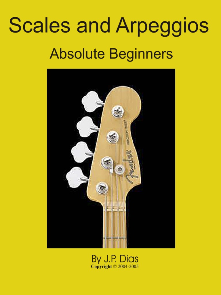 Bajo Electrico Escalas y Arpegios PDF | PDF | Minor Scale | Music Theory