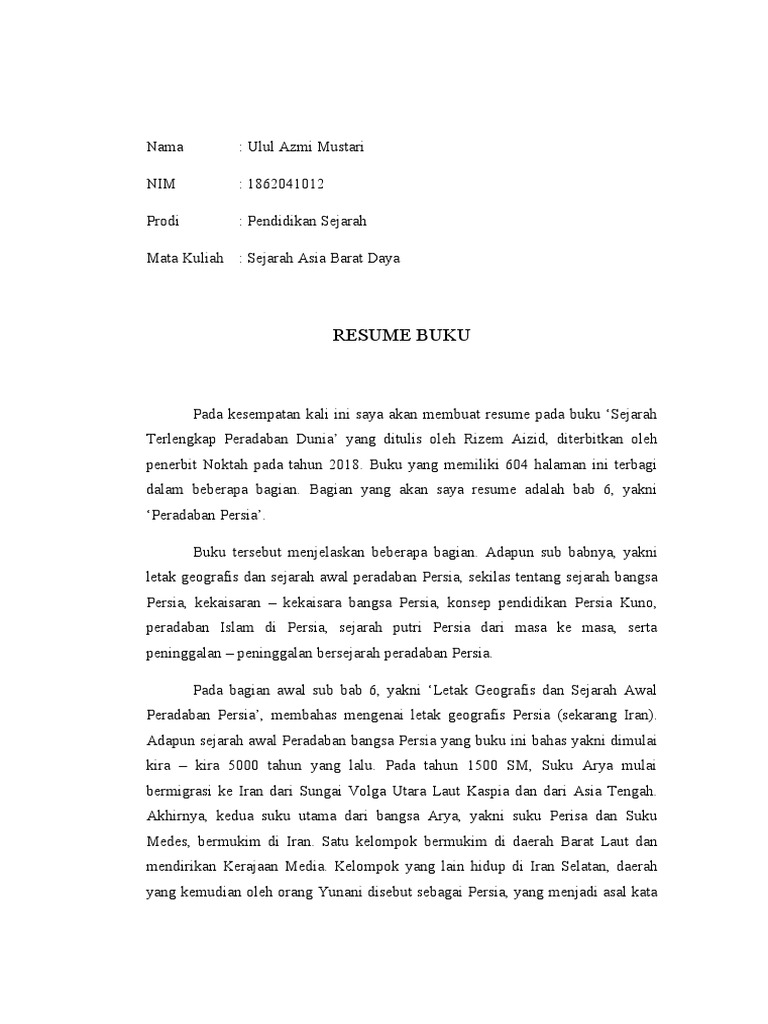 Resume Buku | PDF