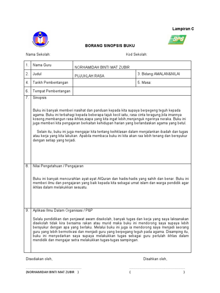 Sinopsis Pujuklah Rasa | PDF