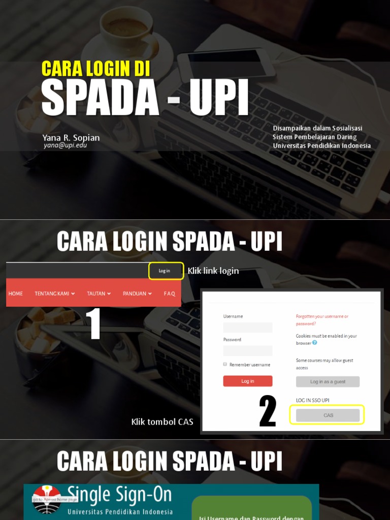 Cara Login Di SPADA UPI PDF | PDF