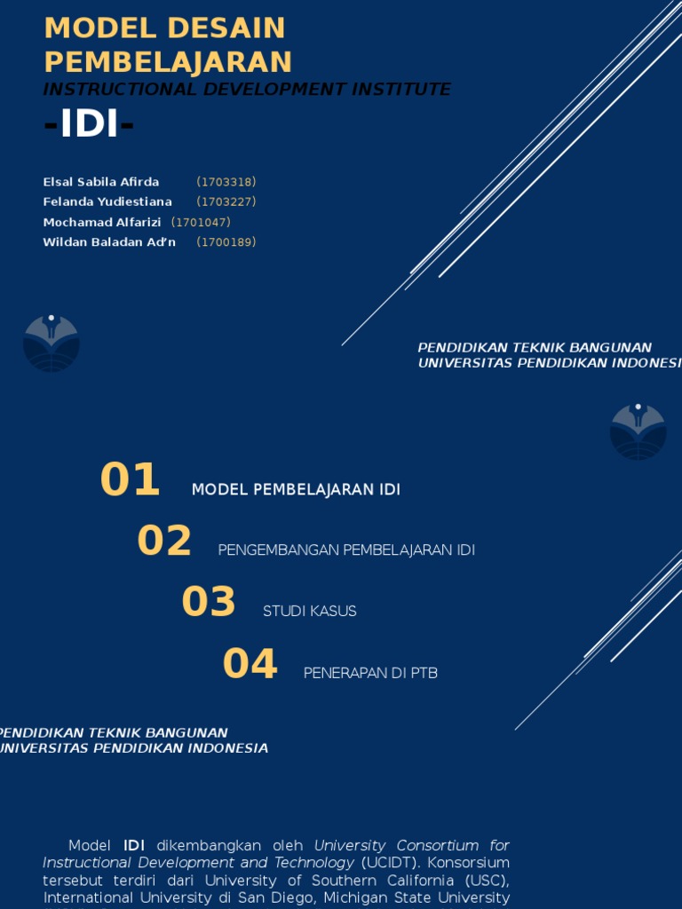 Model Pembelajaran Idi | PDF