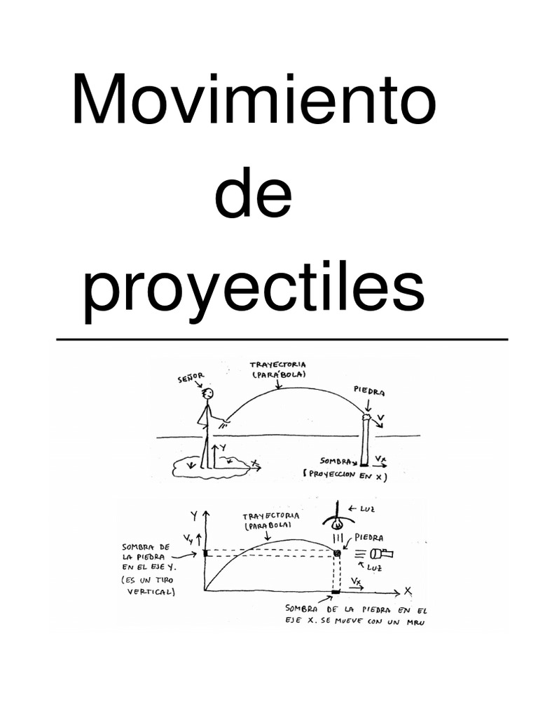 Movimiento de Proyectiles y Galileo | PDF | Velocidad | Física