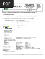 Hoja - de - Seguridad Pac (Policloruro de Aluminio) | PDF | Aluminio | Potasio