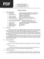 Sample Project Proposal Template | PDF | Irrigation | Agriculture