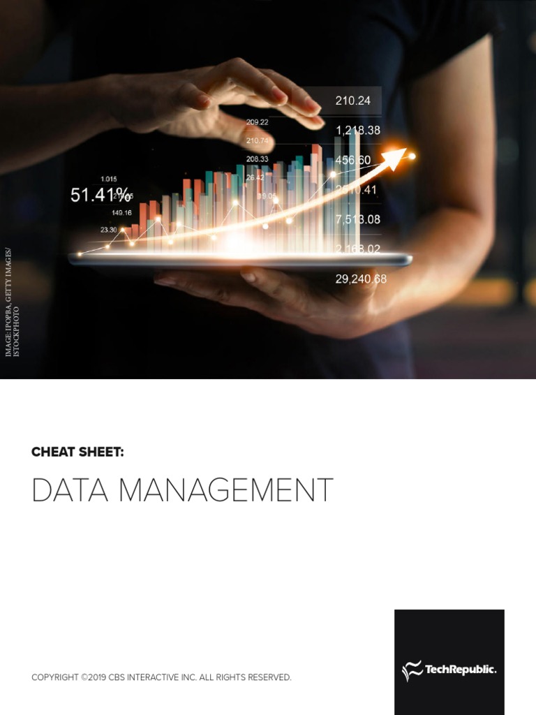 TR DataManagement CheatSheet | PDF | Analytics | Metadata