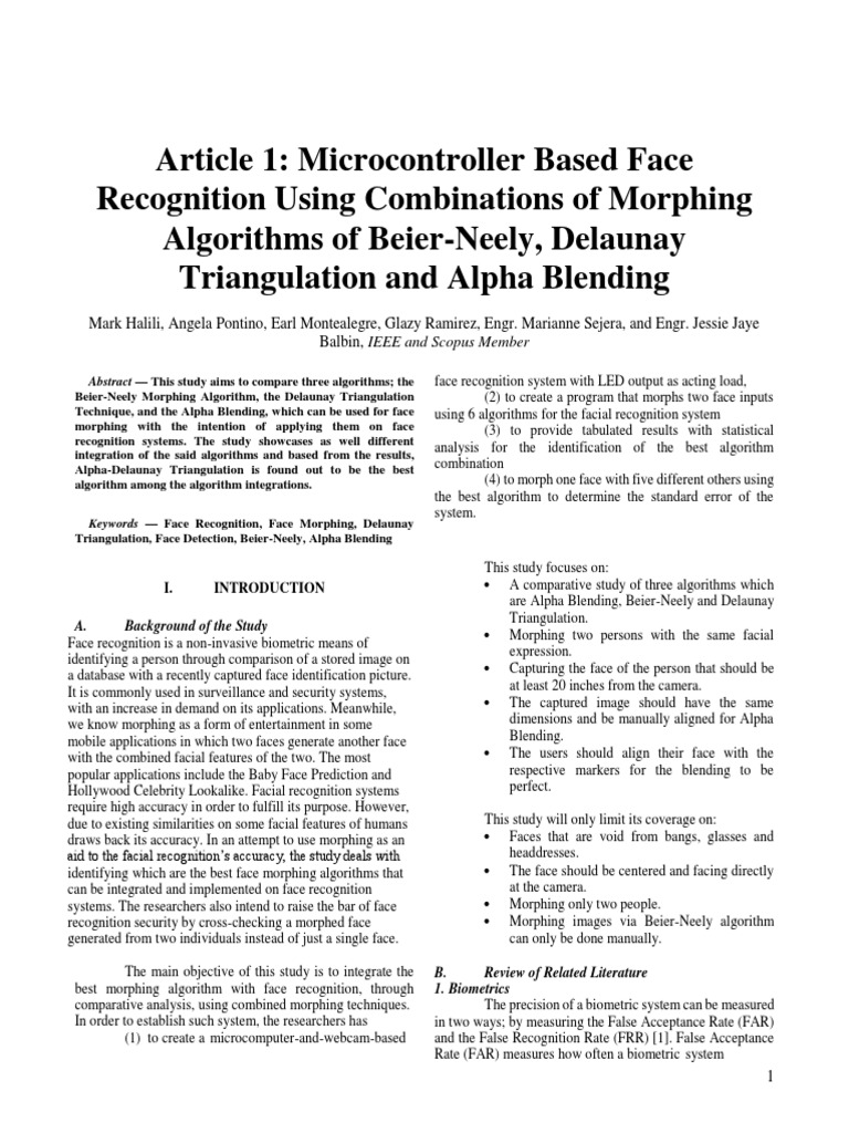 2.IEEE Paper PDF | PDF | Biometrics | Raspberry Pi