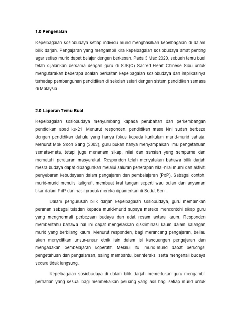 Laporan Interview | PDF