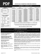 Sliema-Valletta Ferry Timetable | PDF | Public Transport