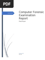 Computer Forensic Examination Report | PDF | Digital Forensics ...