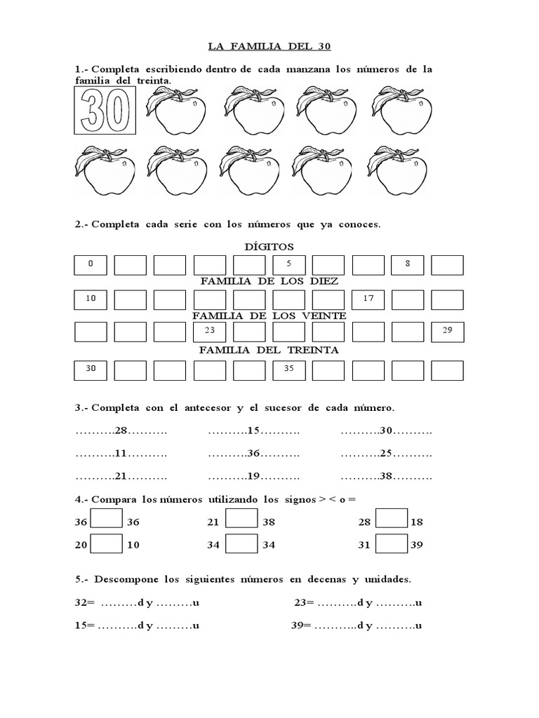 Familia Del 30 | PDF