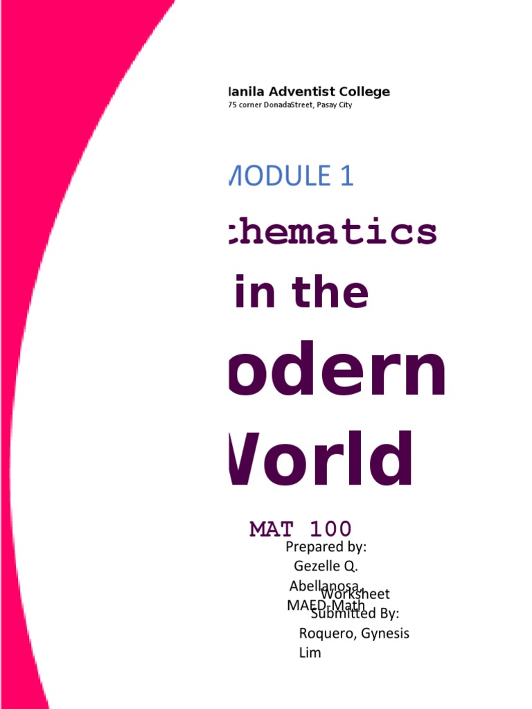 Worksheets Gynesis | PDF | Sampling (Statistics) | Scientific Method