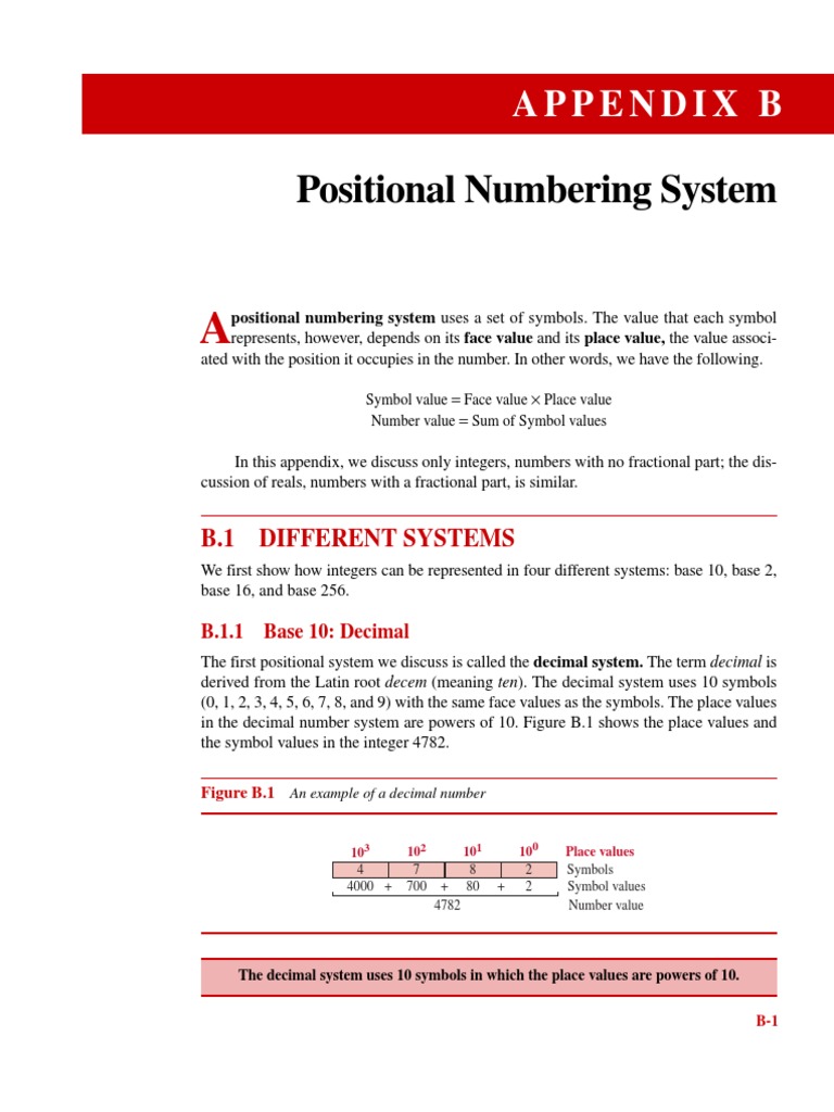 Appendix B Forouzan | PDF | Elementary Mathematics | Numbers