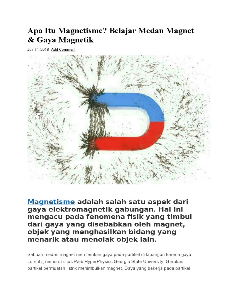 Apa Itu Magnetisme | PDF