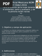 NORMA Oficial Mexicana NOM-007-SSA2-2016 | PDF
