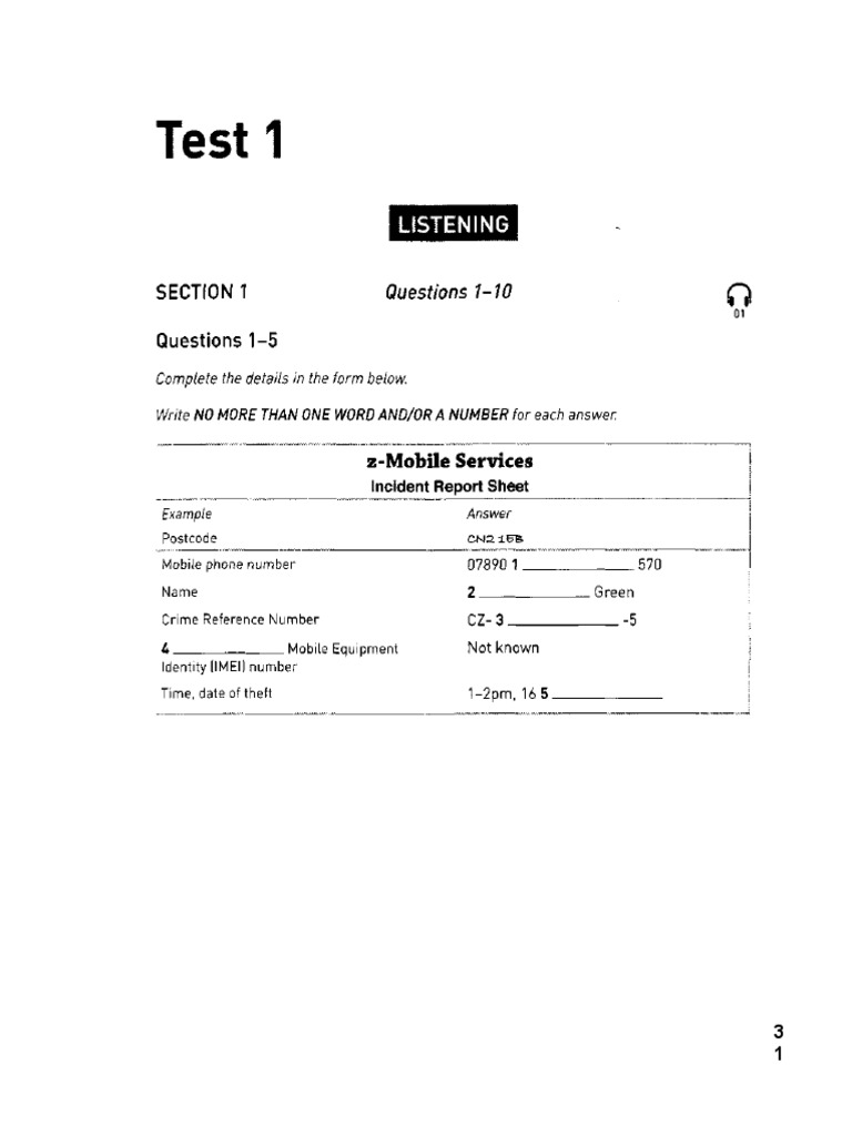 Collins Practice Tests For IELTS | PDF | International English Language ...