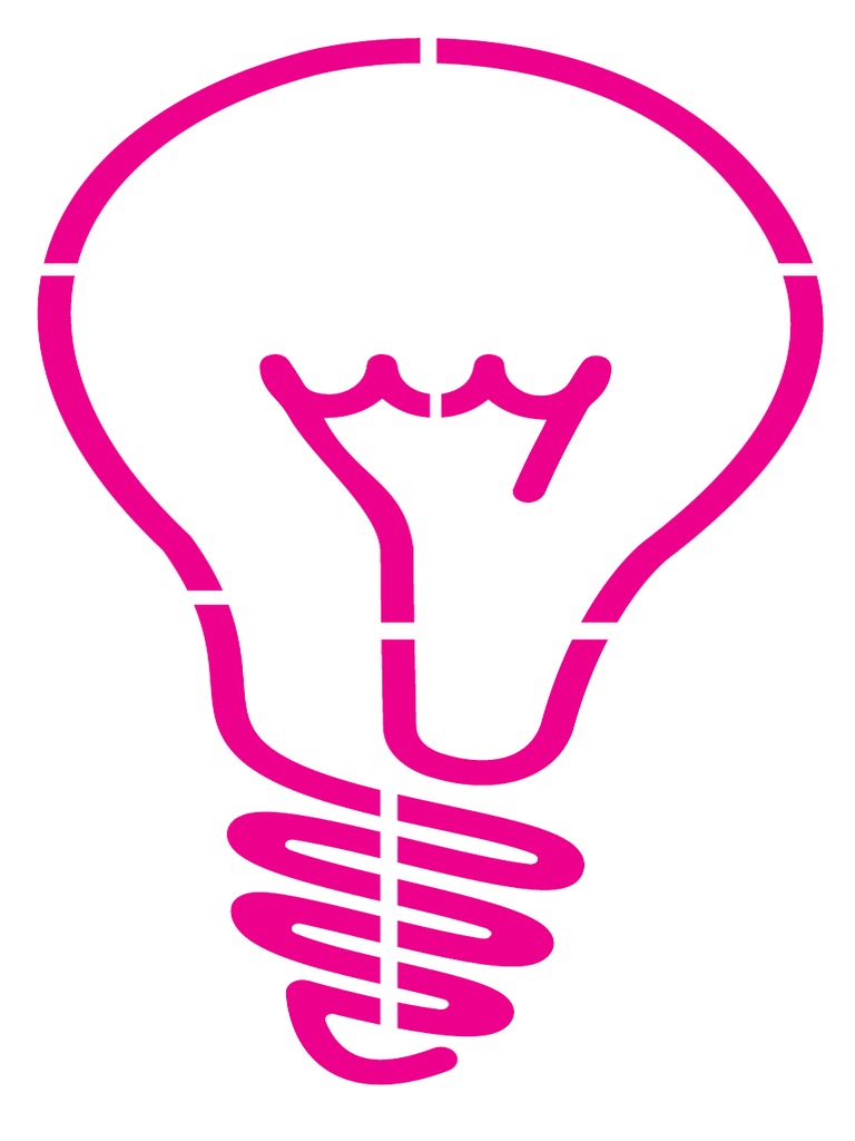 Plantilla de Foco para Letrero en Acrilico Con Luces Led PDF | PDF