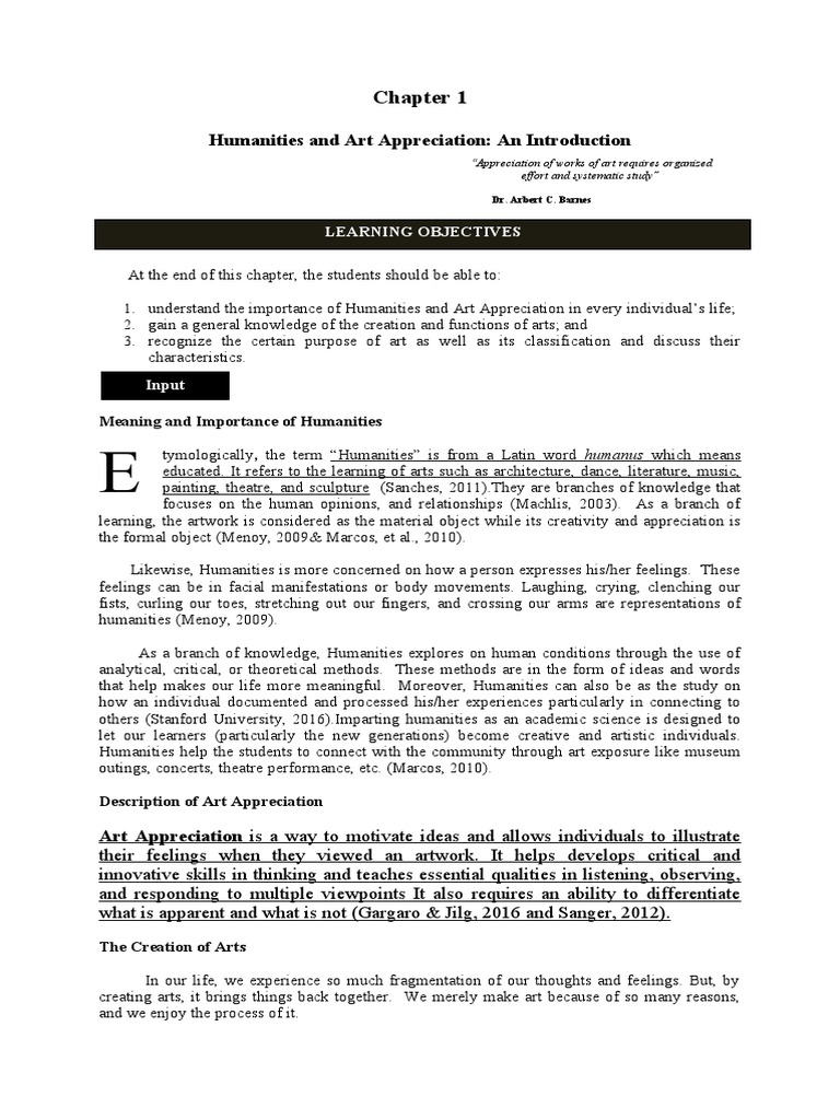 Art App Lecture Week 1 | PDF | Humanities | Fine Art