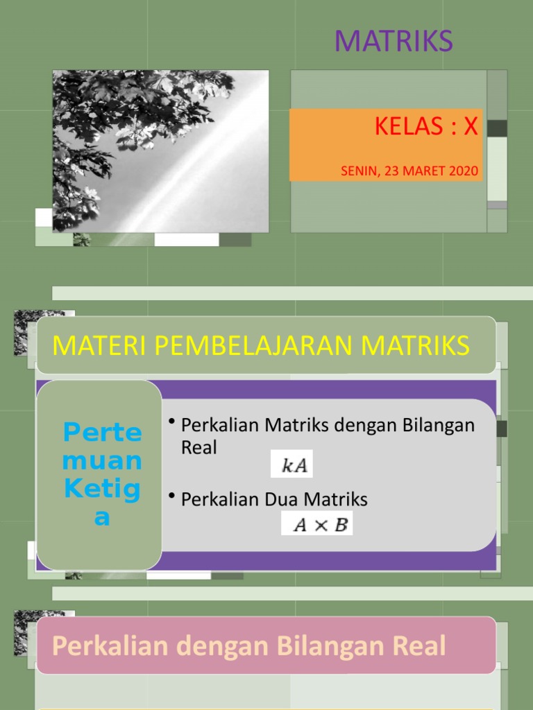 Perkalian Matriks | PDF