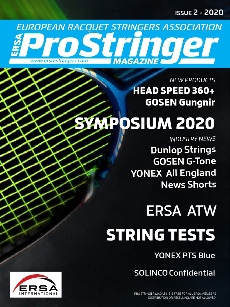 Pro Stringer 2 - 2020 | PDF | Athletic Sports | Racquet Sports