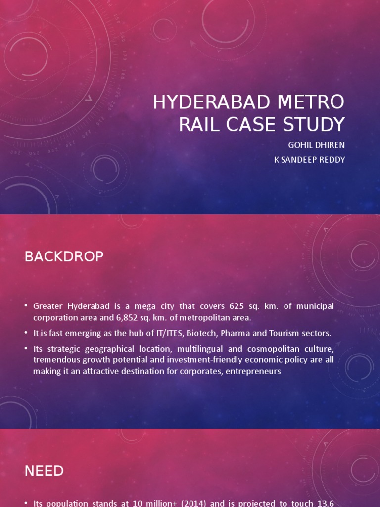 Hyderabad Metro Rail Case Study | PDF | Rapid Transit | Transport