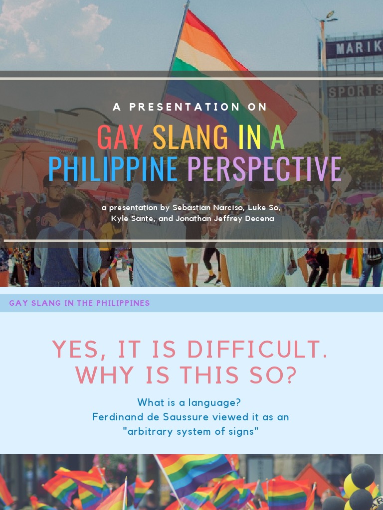 Gay Slang in A Philippine Perspective PDF | PDF | Jargon | Sexual ...