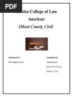 Sample Moot Court Memorial | PDF | Offer And Acceptance | Breach Of ...