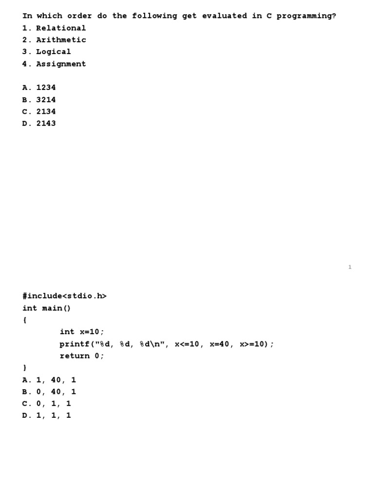 C Mcqs PDF | PDF | Computer Engineering | Theoretical Computer Science