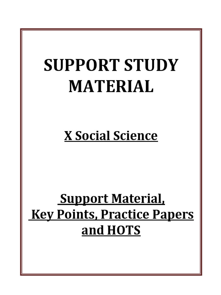 X Social Science Support Material PDF | Download Free PDF | Vietnam ...