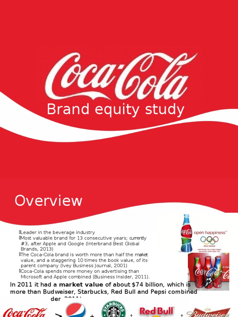 Coca-Cola Brand Equity Overview | PDF | Coca Cola | Pricing