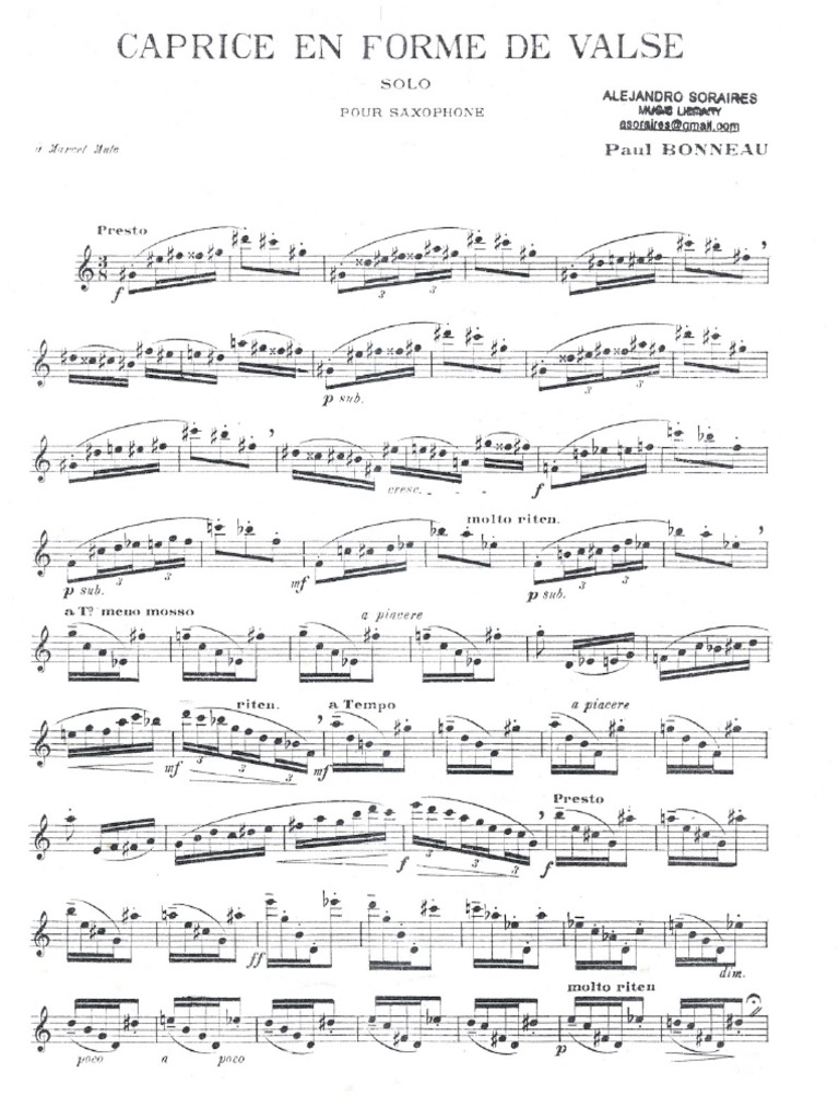 Caprice en Forme de Valse PDF | PDF