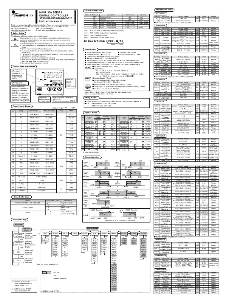 NOVA 300 Series Controller Manual | PDF | Electromagnetism ...