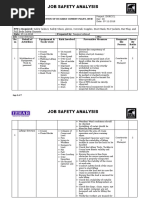 JSA-for Lifting Activity by Crane | PDF | Crane (Machine) | Personal Protective Equipment