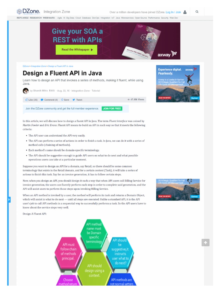 Java Fluent Api Design Example - Restaurant | PDF