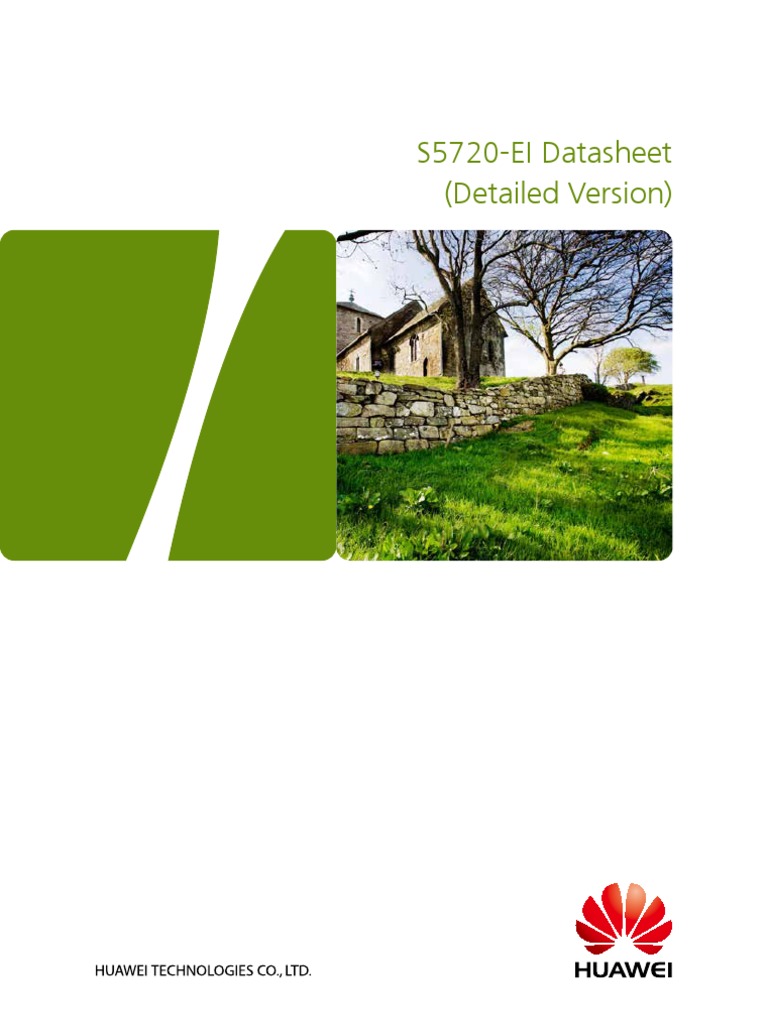 Huawei S5720-EI Series Switches Product Datasheet PDF | PDF | Virtual ...